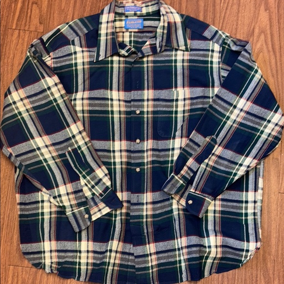 Pendleton | Shirts | Pendleton Sir Pendleton 0 Virgin Wool Plaid Button ...